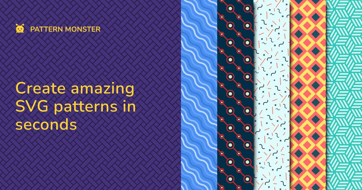 Features - Pattern Monster | SVG Pattern Generator